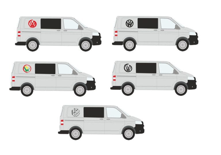 “VW” round panel graphic - Sign Writers | Chimera Graphics